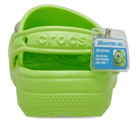 CROCS Classic Clog "monsters Inc. Mike Wazowski - Green