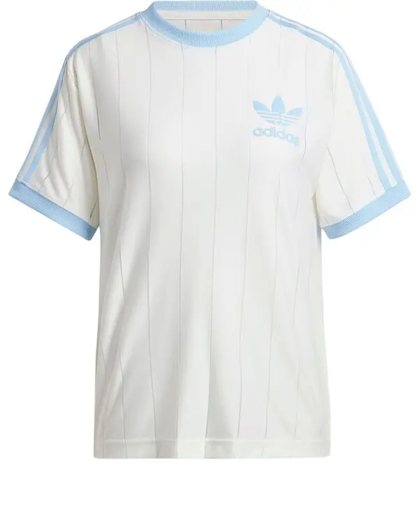 Adidas Originals 3 Stripe Graphic T-shirt - White/blue