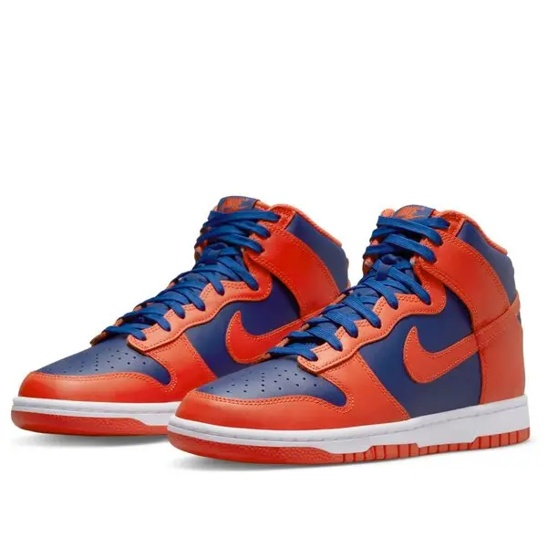 Nike Dunk High Knicks Lace-up Sneakers - Blue/orange