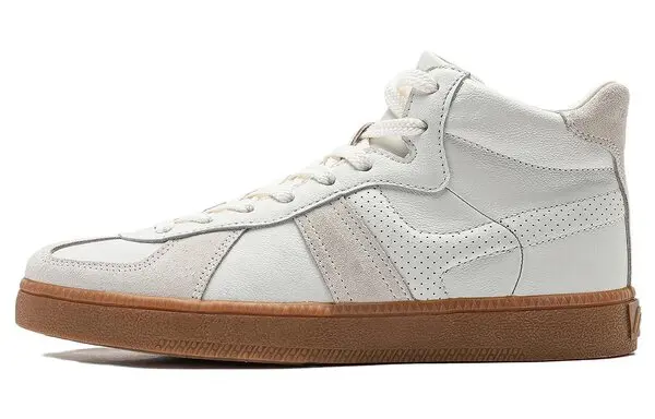 LI-NING Yunchuan High Top Sneakers - White/grey/brown