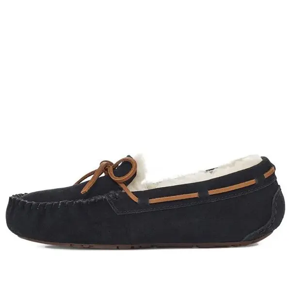 UGG Dakota Slipper With Fleece Lining - Black