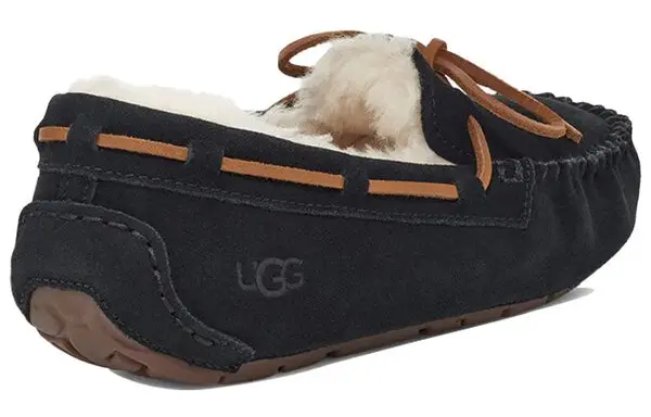 UGG Dakota Slipper With Fleece Lining - Black