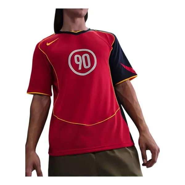 Nike Total 90 Dri-fit Soccer Jersey - Gym Red/midnight Navy/university Gold