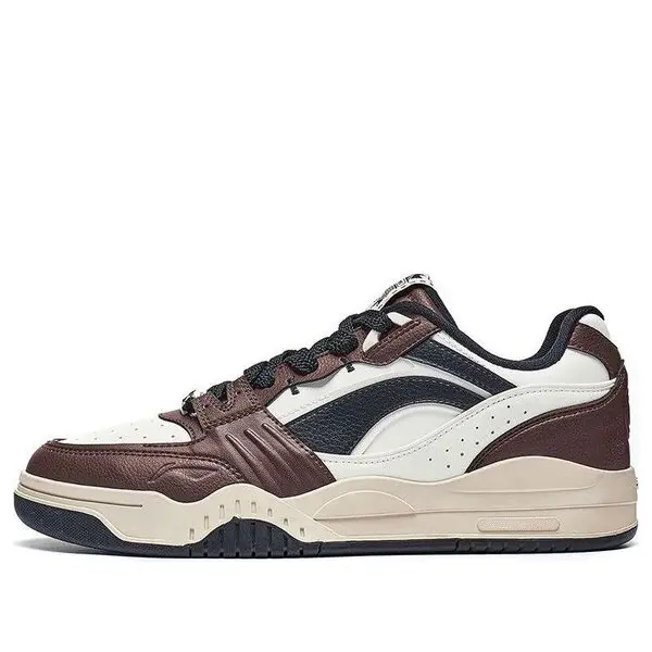 LI-NING Moon White "white Brown" Sneakers - White/black/brown