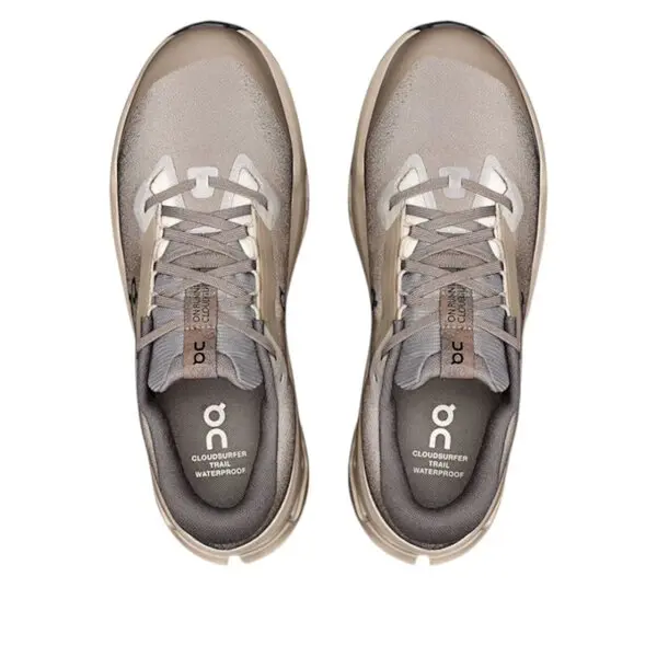 On Cloudsurfer Trail 2 Waterproof Sneakers - Cinder/desert