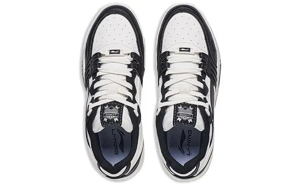 LI-NING Moon White Lace-up Sneakers