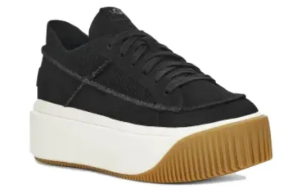 UGG Ez-duzzit Platform Sneakers - Black/white/gum