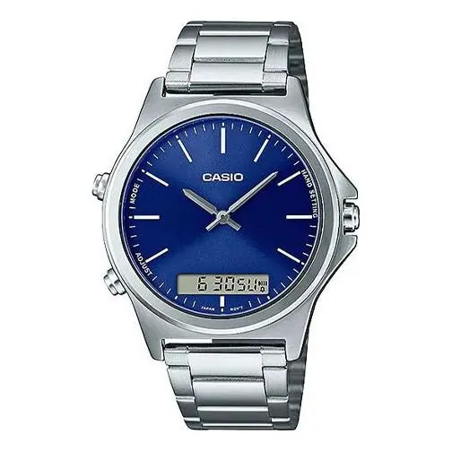 Casio Analog-digital Stainless Steel Watch - Blue