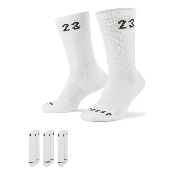 JORDAN Air Essentials Crew Socks - White