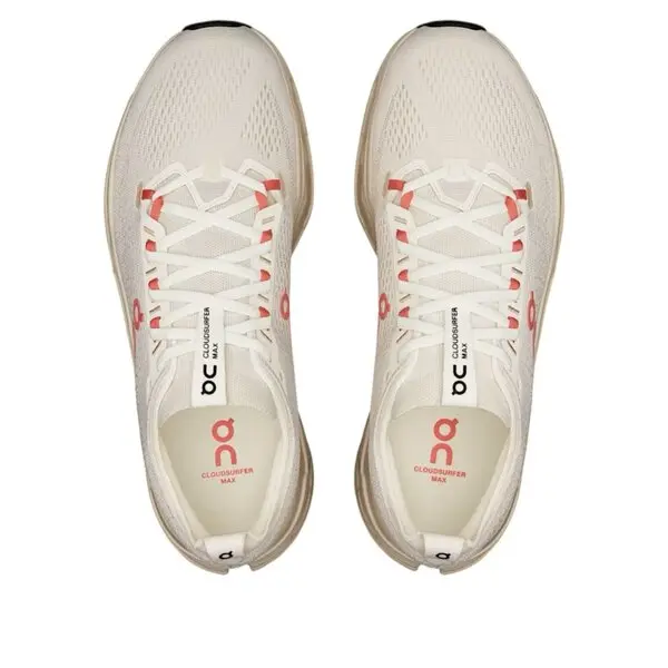 On Cloudsurfer Max Sneakers - Ivory/salmon