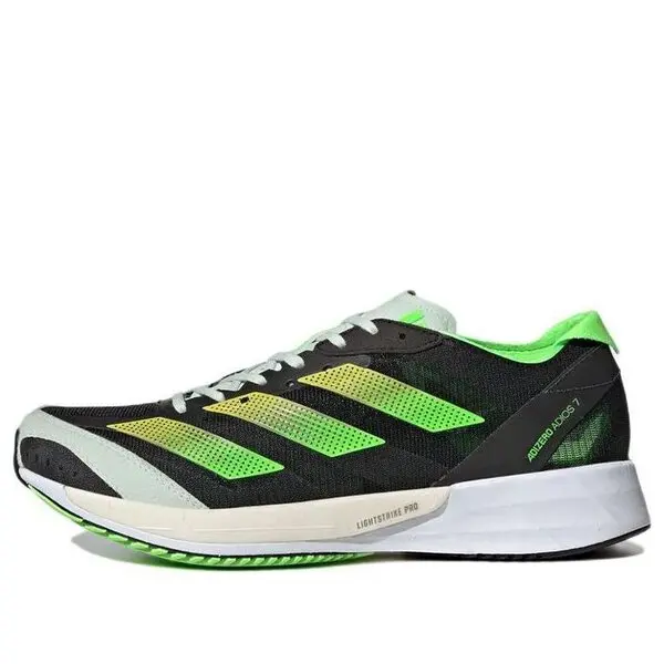 Adidas Adizero Adios Performance Running Shoes - Black/green