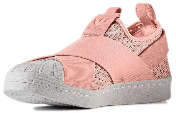 Adidas Superstar Slip-on Sneakers - Pink/white