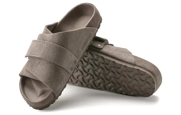 BIRKENSTOCK Kyoto Suede Leather Sandals
