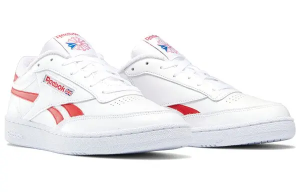 REEBOK Club C Revenge Low Top Sneakers - Cloud White/vector Red/cloud White