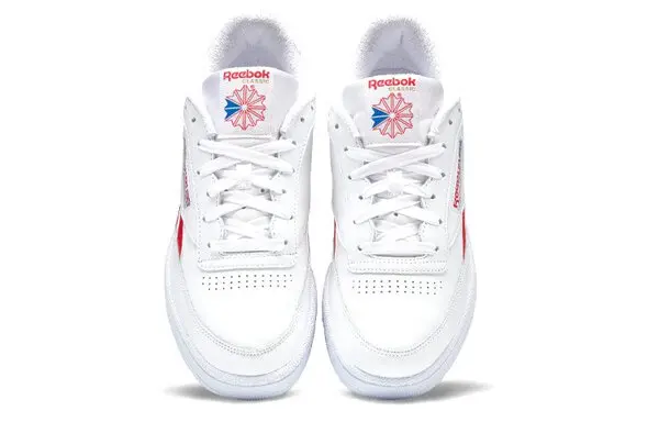 REEBOK Club C Revenge Low Top Sneakers - Cloud White/vector Red/cloud White