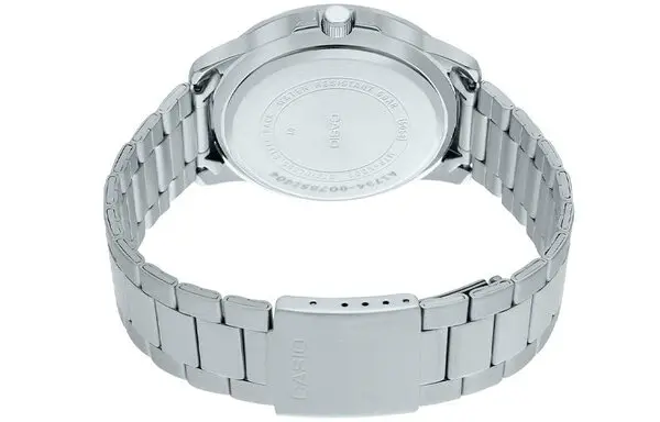 Casio Stainless Steel Quartz Analog Watch - Silverblack