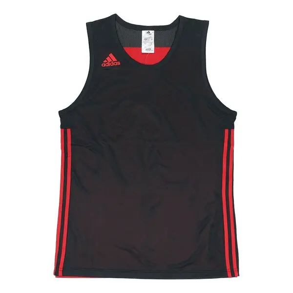 Adidas Basketball Training Knitted Vest - Black/red