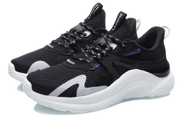 LI-NING Floating Cloud Sneakers - Black/white