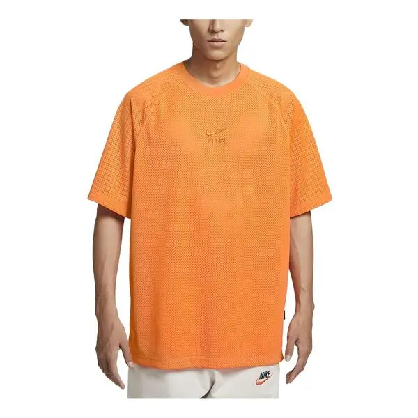 Nike Oversized Short Sleeve Top - Orange