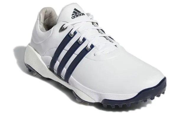 Adidas Tour 360 22 Golf Shoes - White/blue