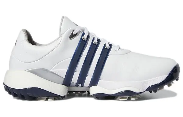 Adidas Tour 360 22 Golf Shoes - White/blue