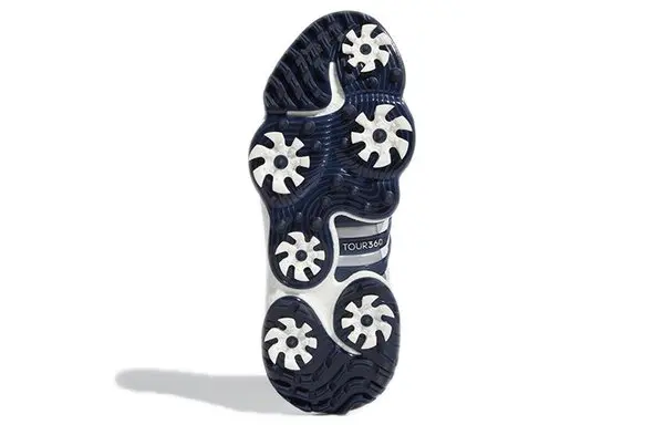 Adidas Tour 360 22 Golf Shoes - White/blue