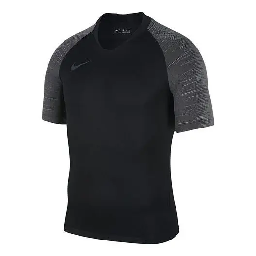 Nike Breathe Strike Casual Soccer Training Sport Short Sleeve - Black