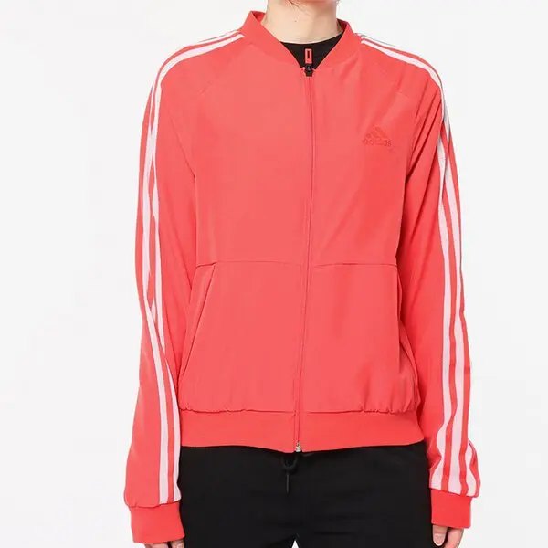 Adidas Bomber Jacket With Sporty Stripes