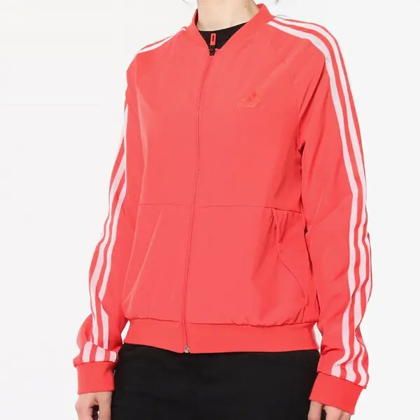 Adidas Bomber Jacket With Sporty Stripes