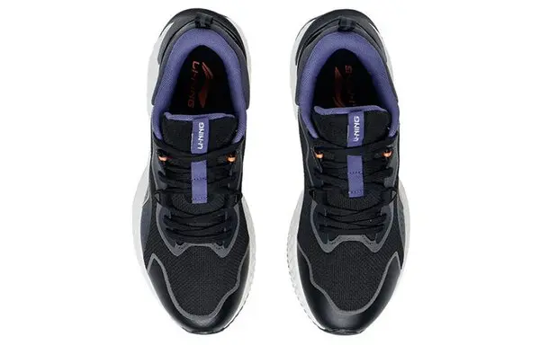 LI-NING Cloud Shield Athletic Sneakers - Black/grey/white