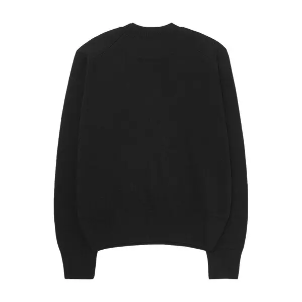 AMI Paris Small Heart Logo Wool Knit