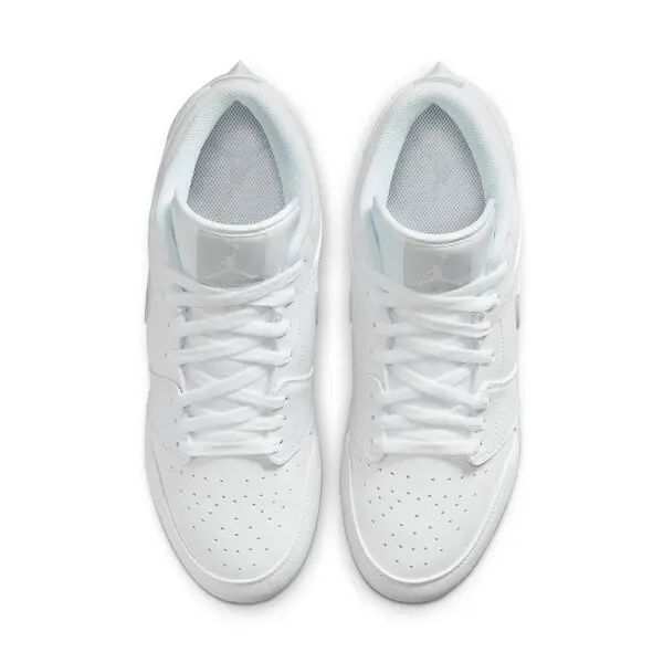 JORDAN Air 1 Low Td Football Cleats - White/grey Fog