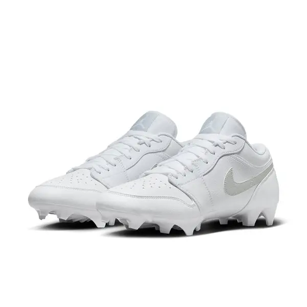 JORDAN Air 1 Low Td Football Cleats - White/grey Fog