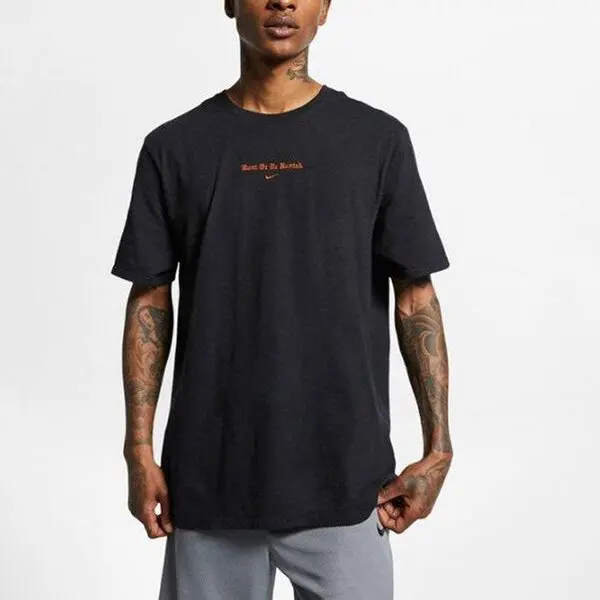 Nike Lebron James Xatoms Crossover Limited Tiger Head Printing Short Sleeve - Black