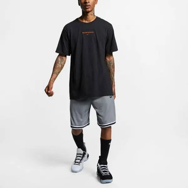 Nike Lebron James Xatoms Crossover Limited Tiger Head Printing Short Sleeve - Black