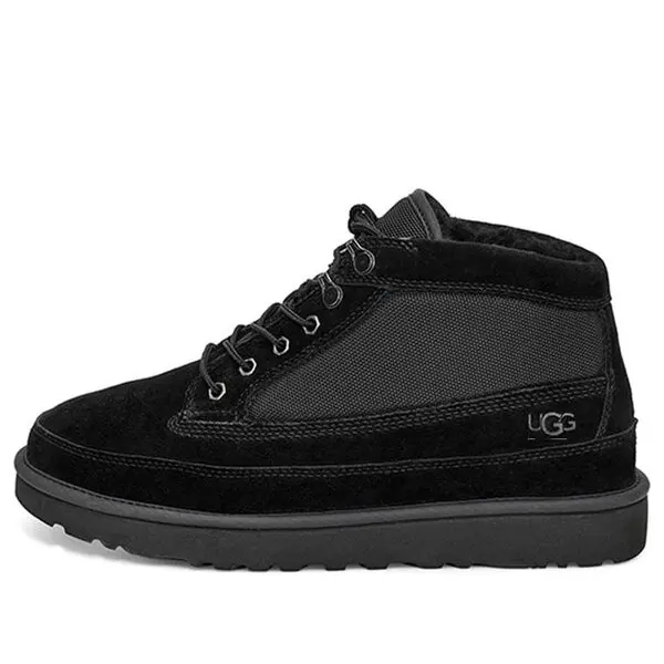 UGG Highland Field Lace Up Boots - Black