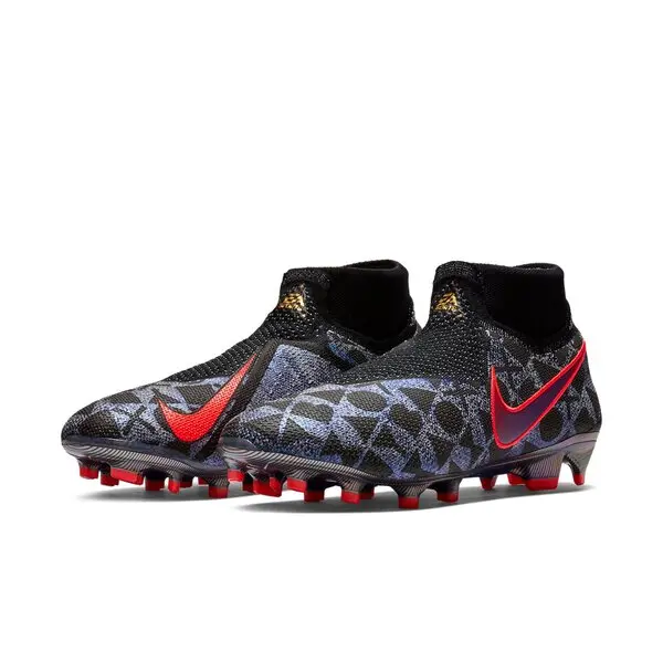 Nike Phantom Vision Elite Dynamic Fit Fg Football Boots - Black/red