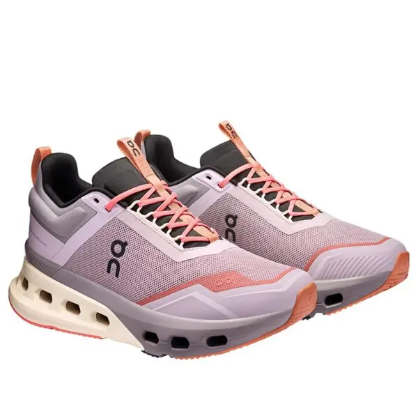 On Cloudnova X Athletic Sneakers - Mauve/dew