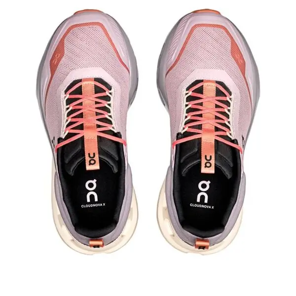 On Cloudnova X Athletic Sneakers - Mauve/dew