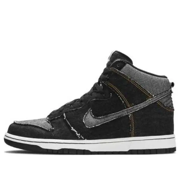 Nike Dunk High 'denim' Lace-up Sneakers - Black