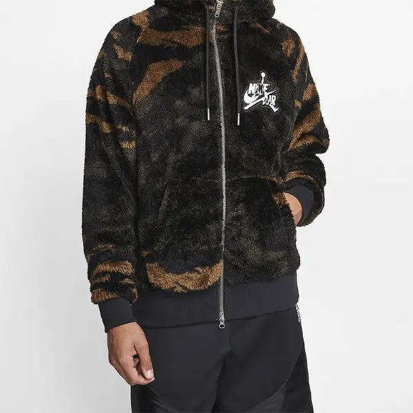 JORDAN Air Wings Plush Zipper Hoodie