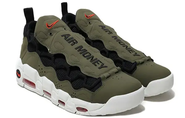 Nike More Money Sneakers - Medium Olive/black