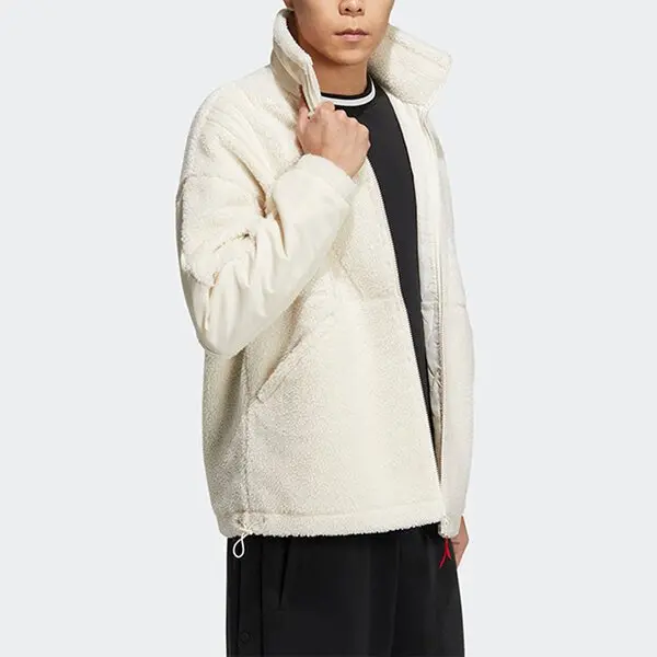 Adidas Neo Fleece Jacket With Embroidery