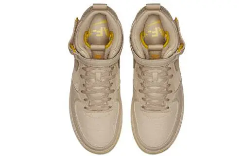 Nike Force 1 Mid '07 Canvas Sneakers - Yellow/grey