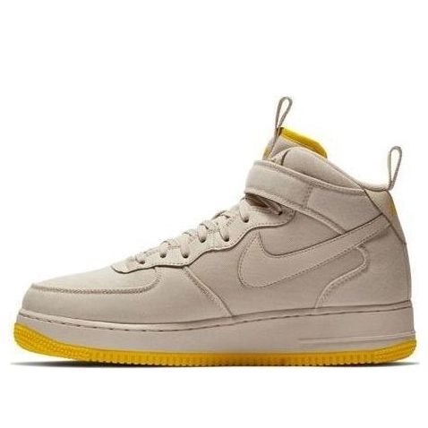 Nike Force 1 Mid '07 Canvas Sneakers - Yellow/grey