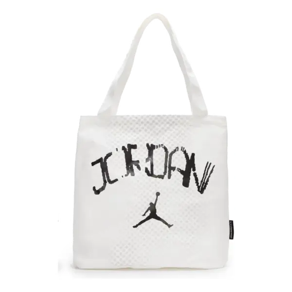 JORDAN Tote Bag - White/black