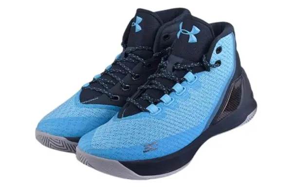 Under Armour Curry 3 Mid "peacock " Basketball Shoes