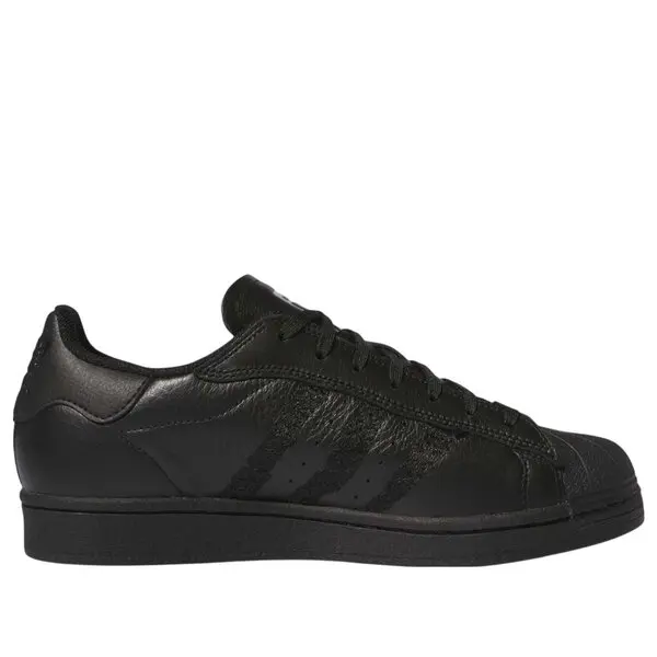 Adidas X Unity Superstar Adv Leather Sneakers - Core Black/core Black/silver Metallic