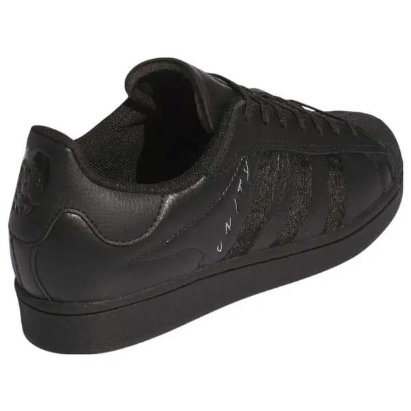 Adidas X Unity Superstar Adv Leather Sneakers - Core Black/core Black/silver Metallic