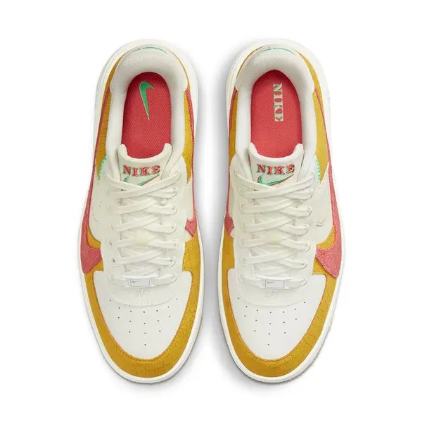 Nike Force 1 Plt.af.orm Lv8 Sneakers - White/orange